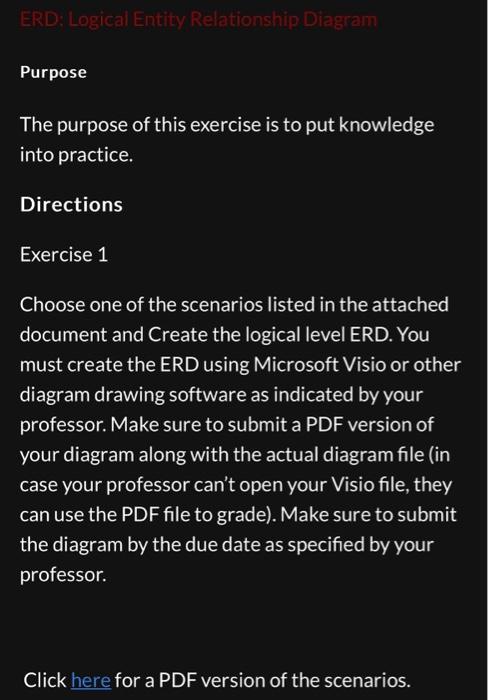 Solved Purpose The purpose of this exercise is to put | Chegg.com