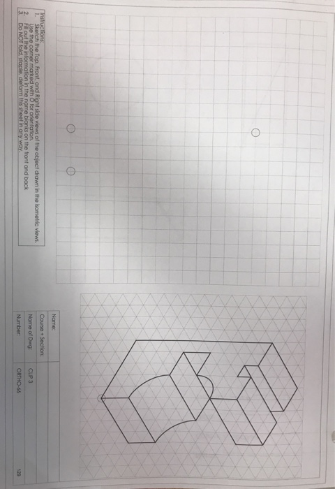 Solved Nome: Course Section Name of Dwg: CLIP 3 Instructions | Chegg.com