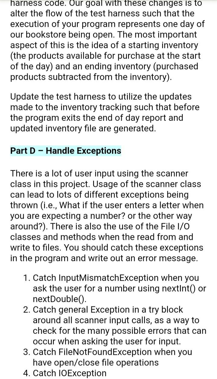 Solved Part A - Inheritance & Abstraction - Your system | Chegg.com