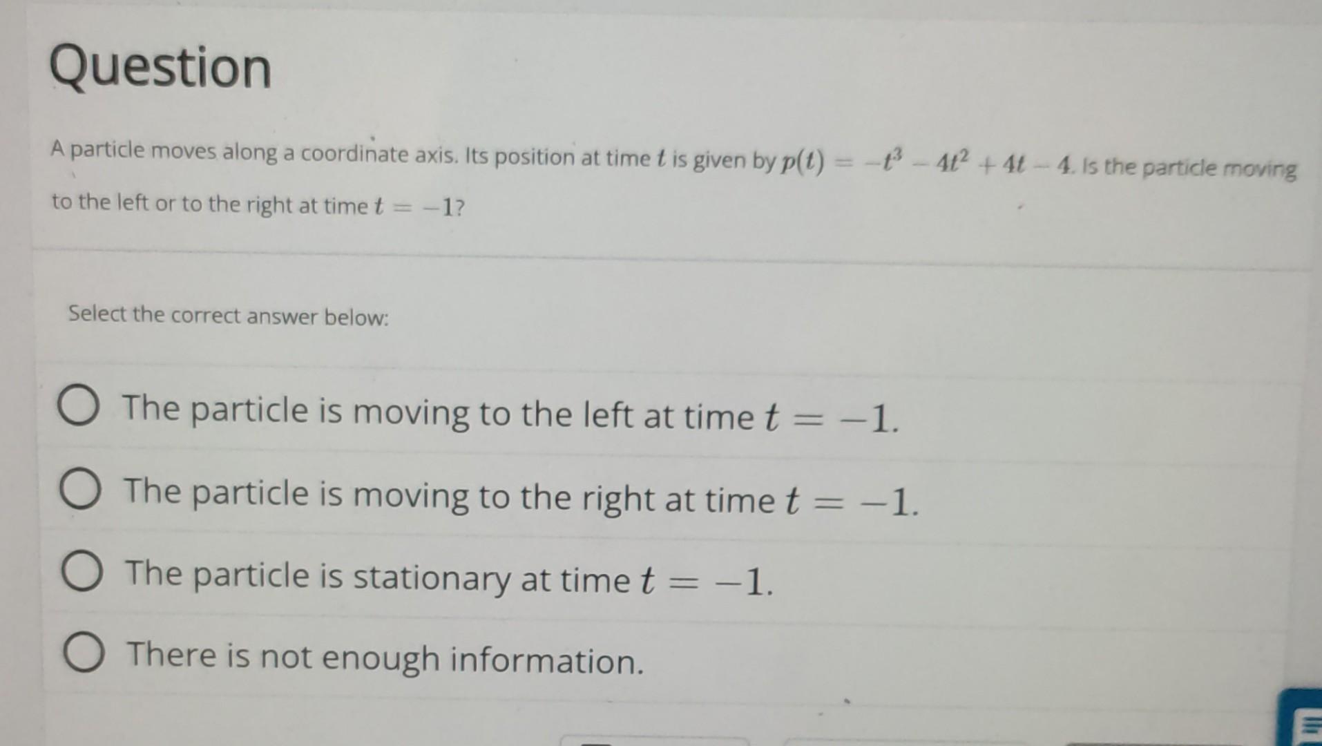 Solved A particle moves along a coordinate axis. Its | Chegg.com