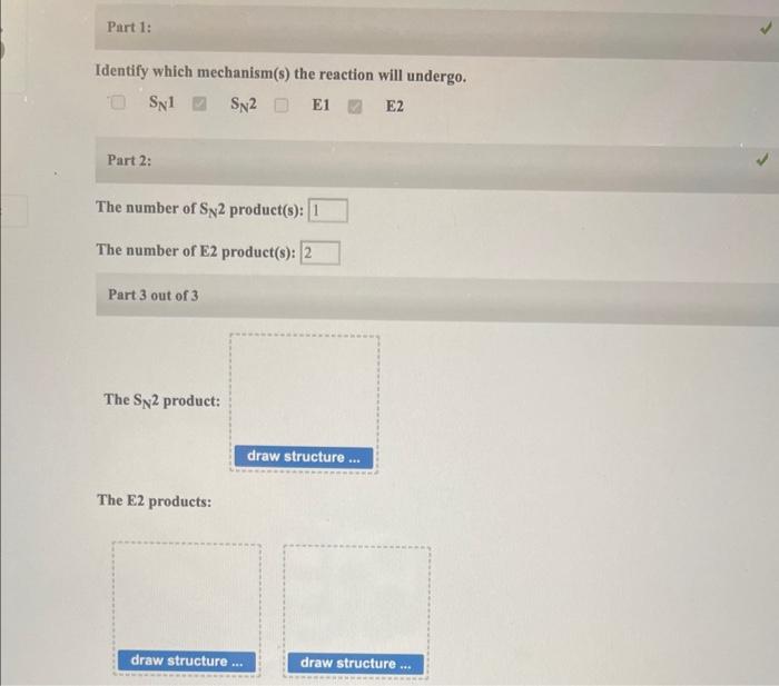Solved Be sure to answer all parts. Draw all products, | Chegg.com