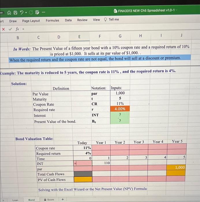 Solved Page Layout Formulas Data Review View Q Tell me | Chegg.com