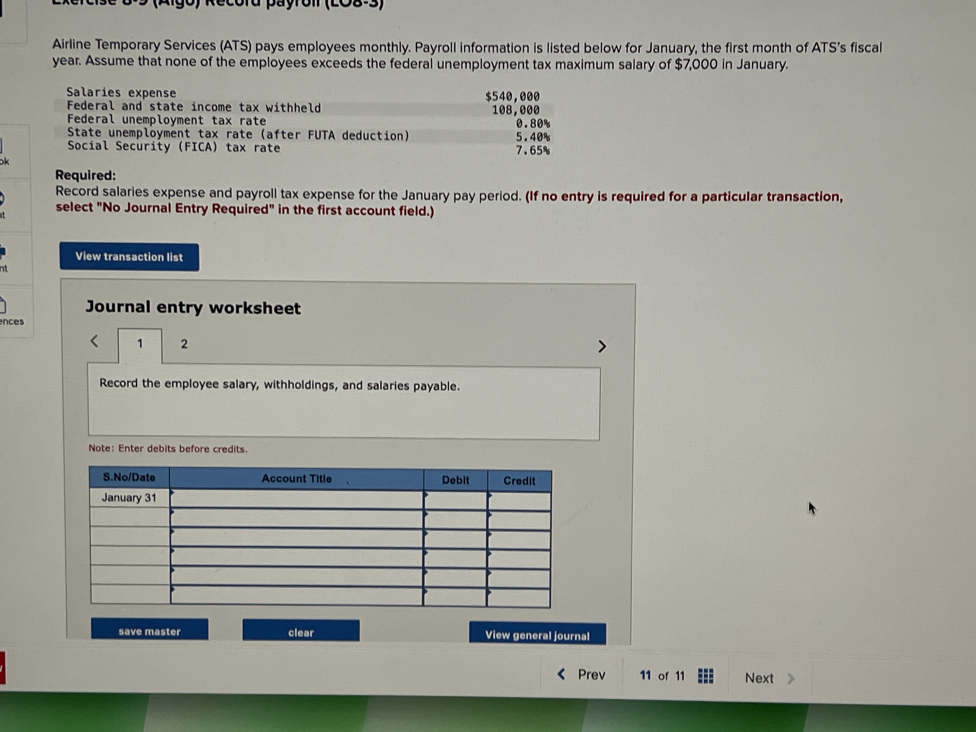 Solved Airline Temporary Services (ATS) ﻿pays employees | Chegg.com