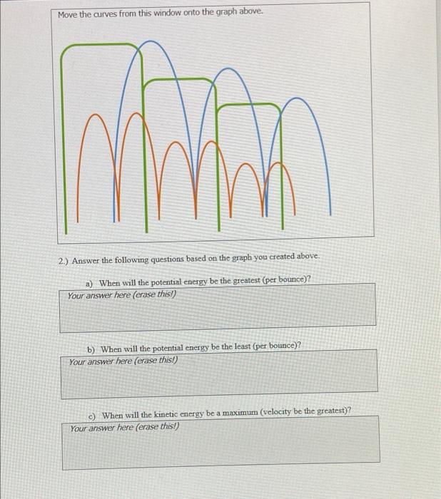 Solved 1) Today's experiment will involve a ball bouncing on | Chegg.com