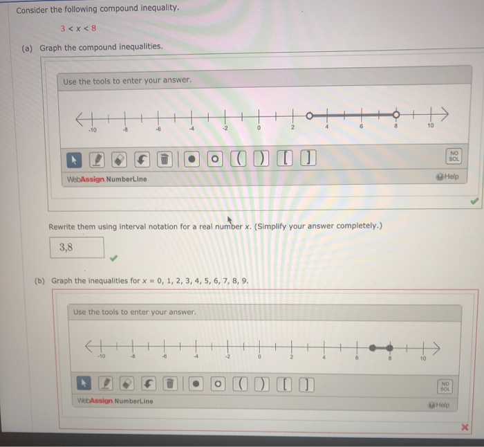Solved: Consider The Following Compound Inequality. 3