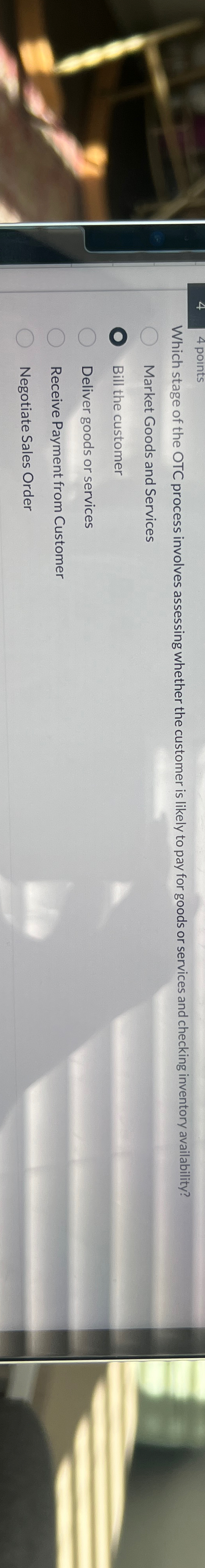 Solved Which stage of the OTC process involves assessing | Chegg.com