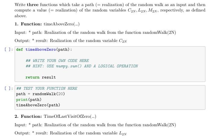 Solved Given a simple symmetric random walk (Sn)n20 with So | Chegg.com