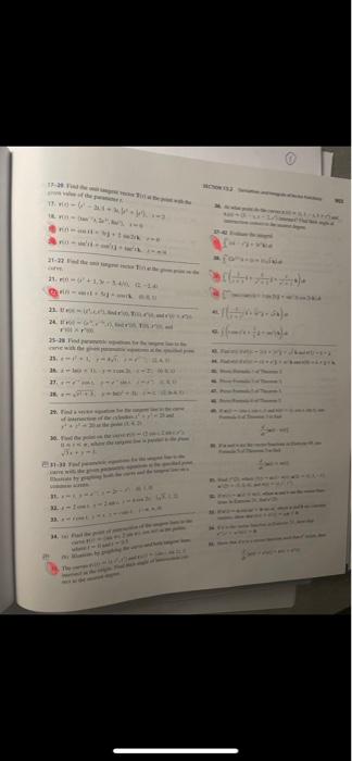 da. 924 CHAPTER 13 Vector Functions 3-8. Find the | Chegg.com