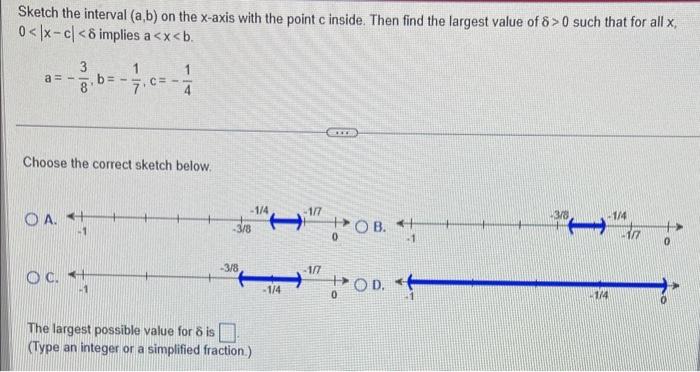 Solved Sketch the interval (a,b) on the x-axis with the | Chegg.com