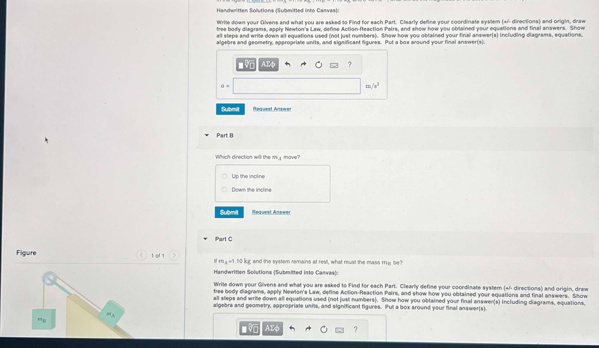 Solved Handwritten Solutions (Submitted into Canvas):Write | Chegg.com