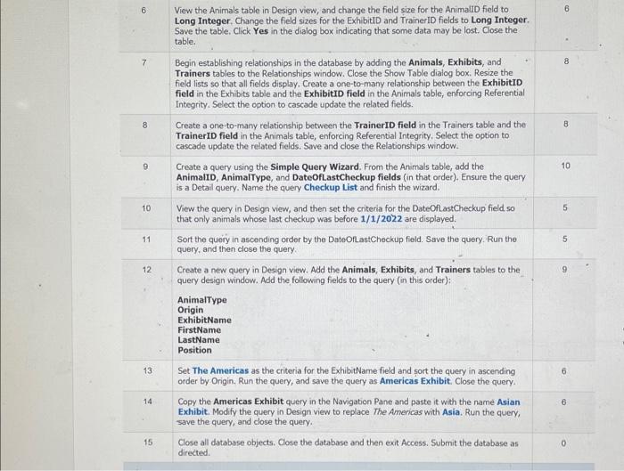 1 Start Access. Open the downloaded Access file named | Chegg.com