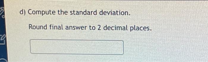 Solved b) List the given numeric values with the correct | Chegg.com