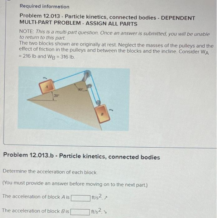 Solved Required information Problem 12.013 - Particle | Chegg.com