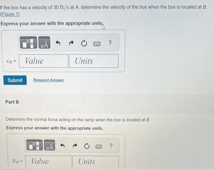 Solved The 2-lb box slides on the smooth circular ramp. | Chegg.com