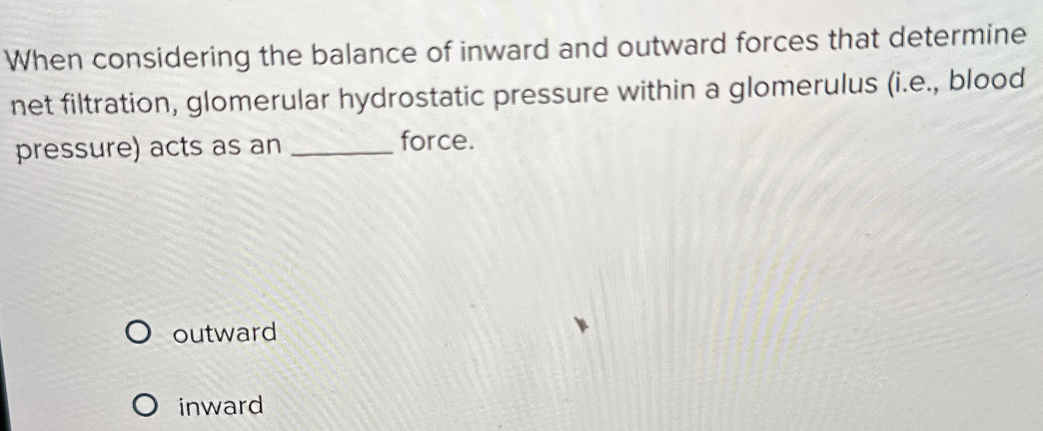 Solved When considering the balance of inward and outward | Chegg.com
