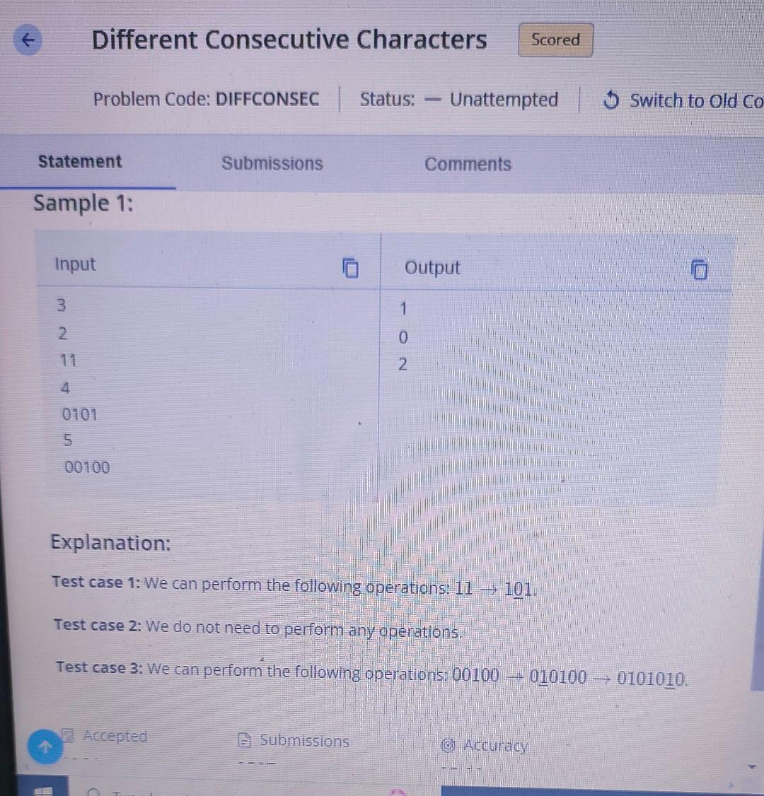 Solved Chef has a binary string S of length N. Chef can | Chegg.com