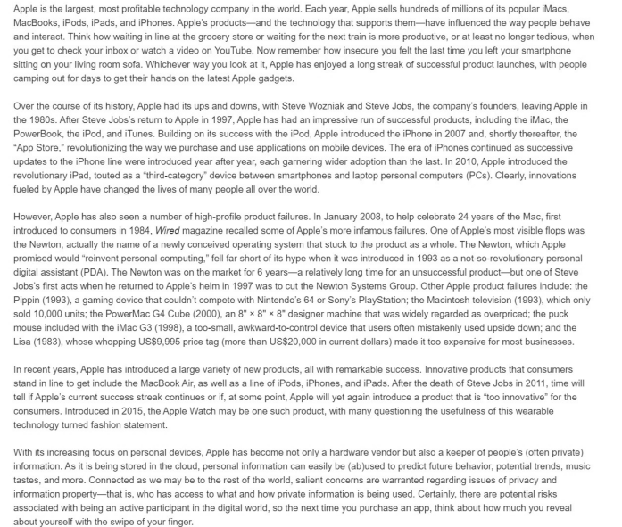 Solved Apply Mason’s PAPA framework to identify and discuss | Chegg.com