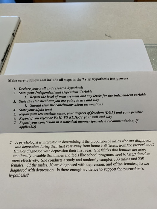 Solved Make sure to follow and include all steps in the 7 | Chegg.com