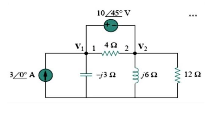 Solved Question 1 Compute V2 By Using Nodal Analysis 2021 2789