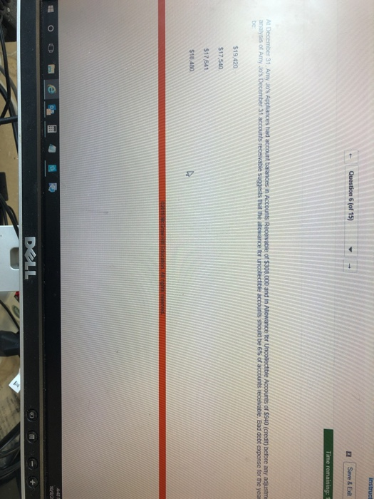 Solved instruc Question 6 (of 15) Save & Edit Time | Chegg.com Solved instruc Question 6 (of 15) Save & Edit Time | Chegg.com