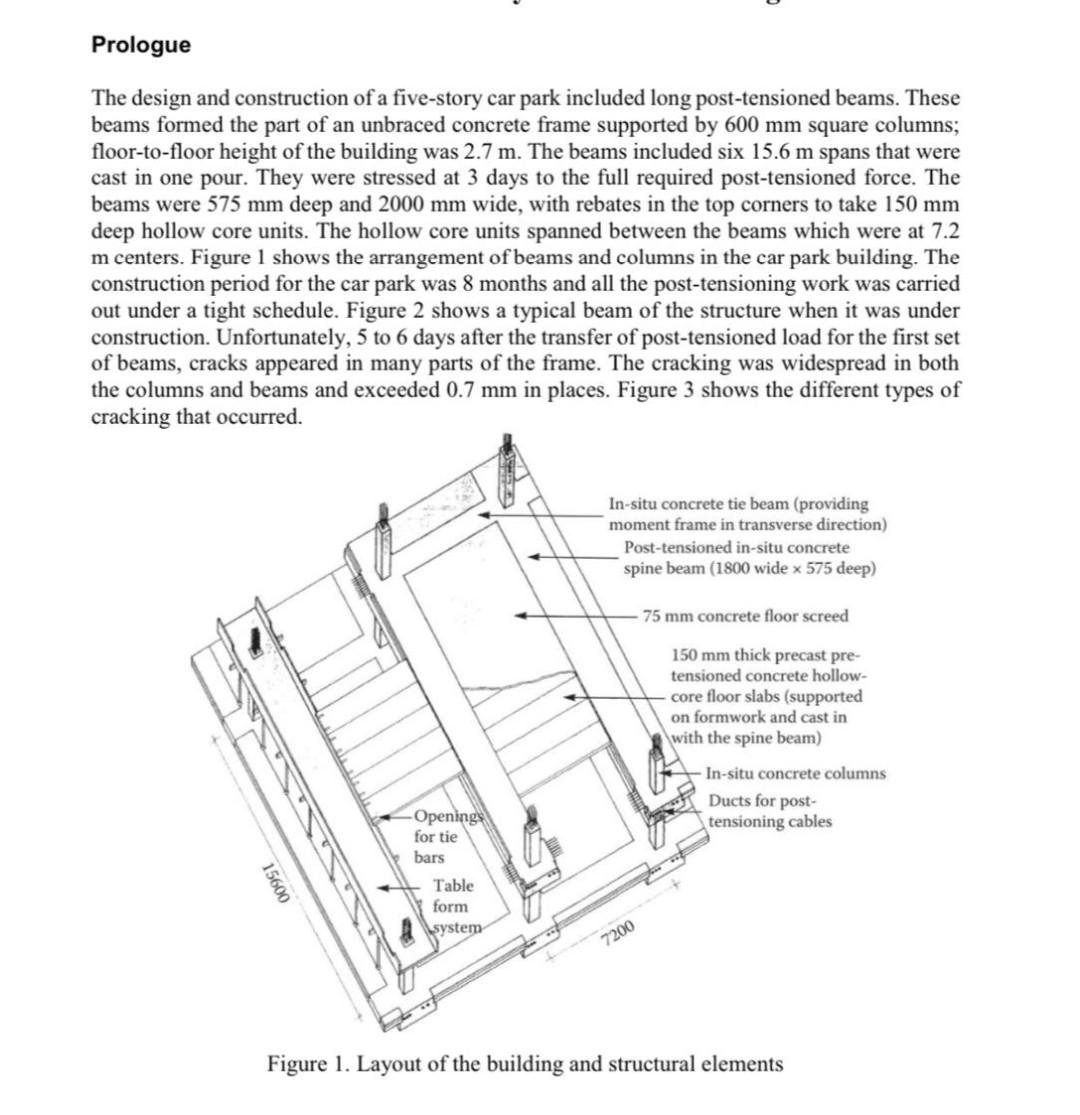 Prologue The design and construction of a five-story | Chegg.com