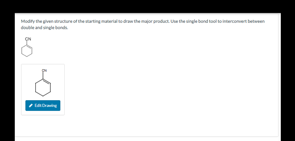 Solved Modify The Given Structure Of The Starting Material 