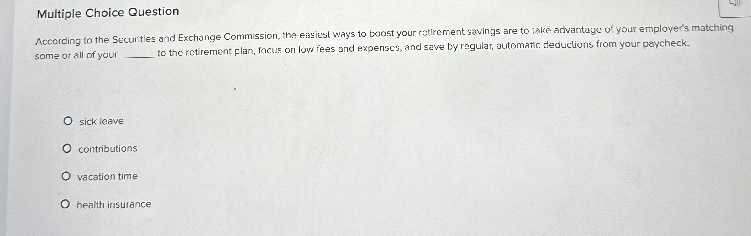 Solved Multiple Choice QuestionAccording to the Securities | Chegg.com