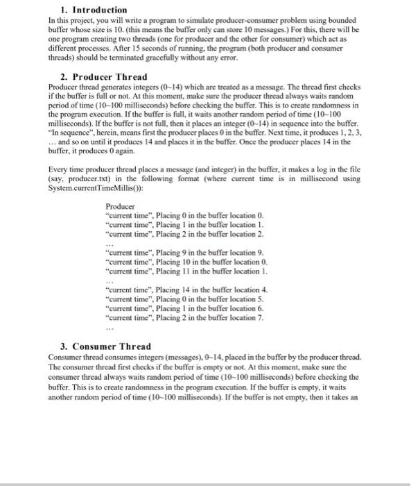 Solved 1. Introduction In this project, you will write a | Chegg.com