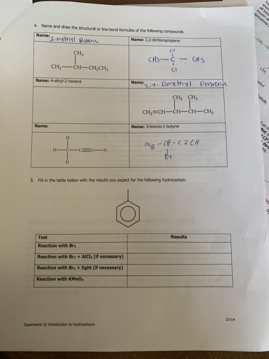 Solved name and draw the structural or line-bond formulas of | Chegg.com