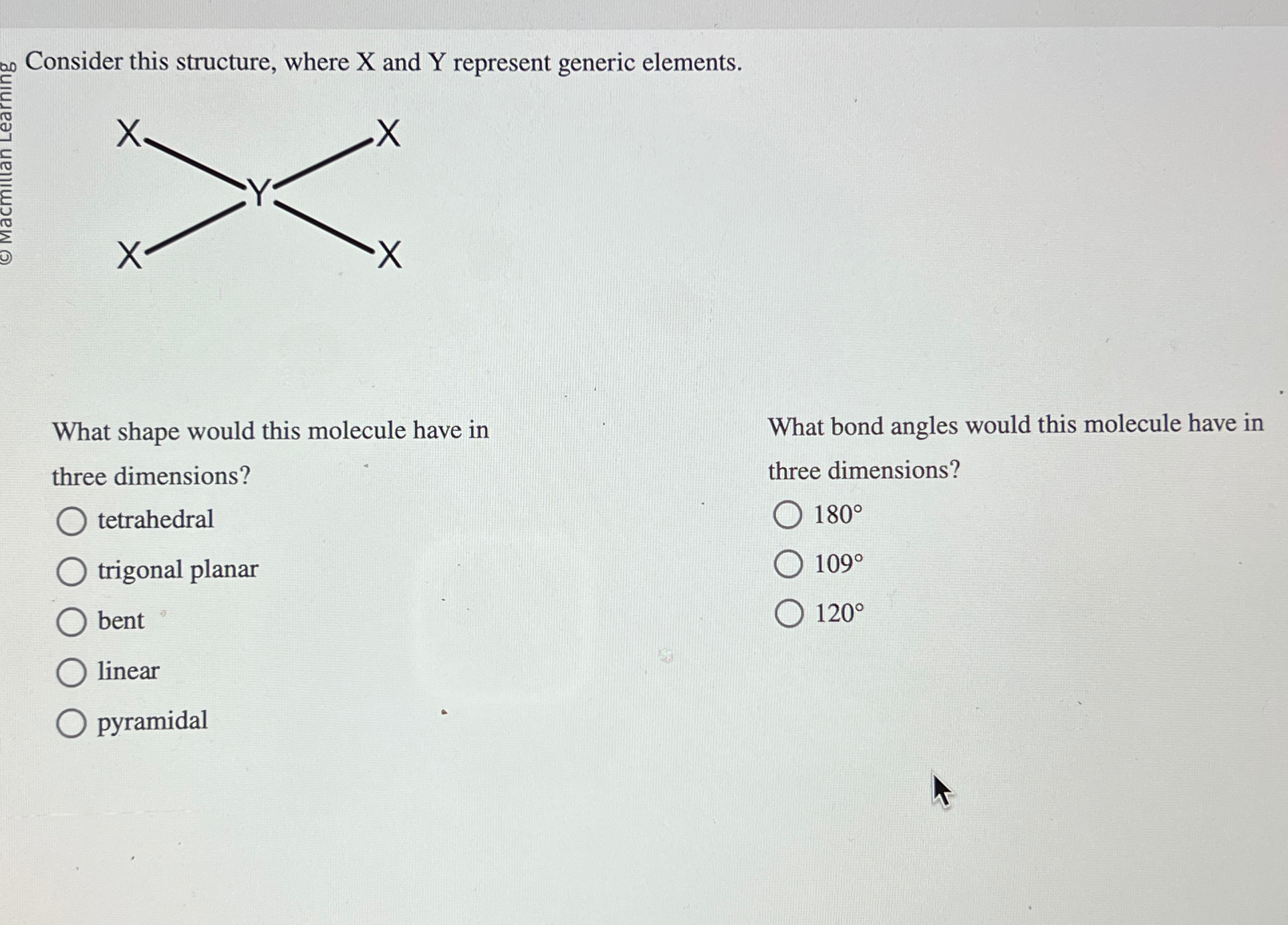 Consider this structure, where x ﻿and Y ﻿represent | Chegg.com