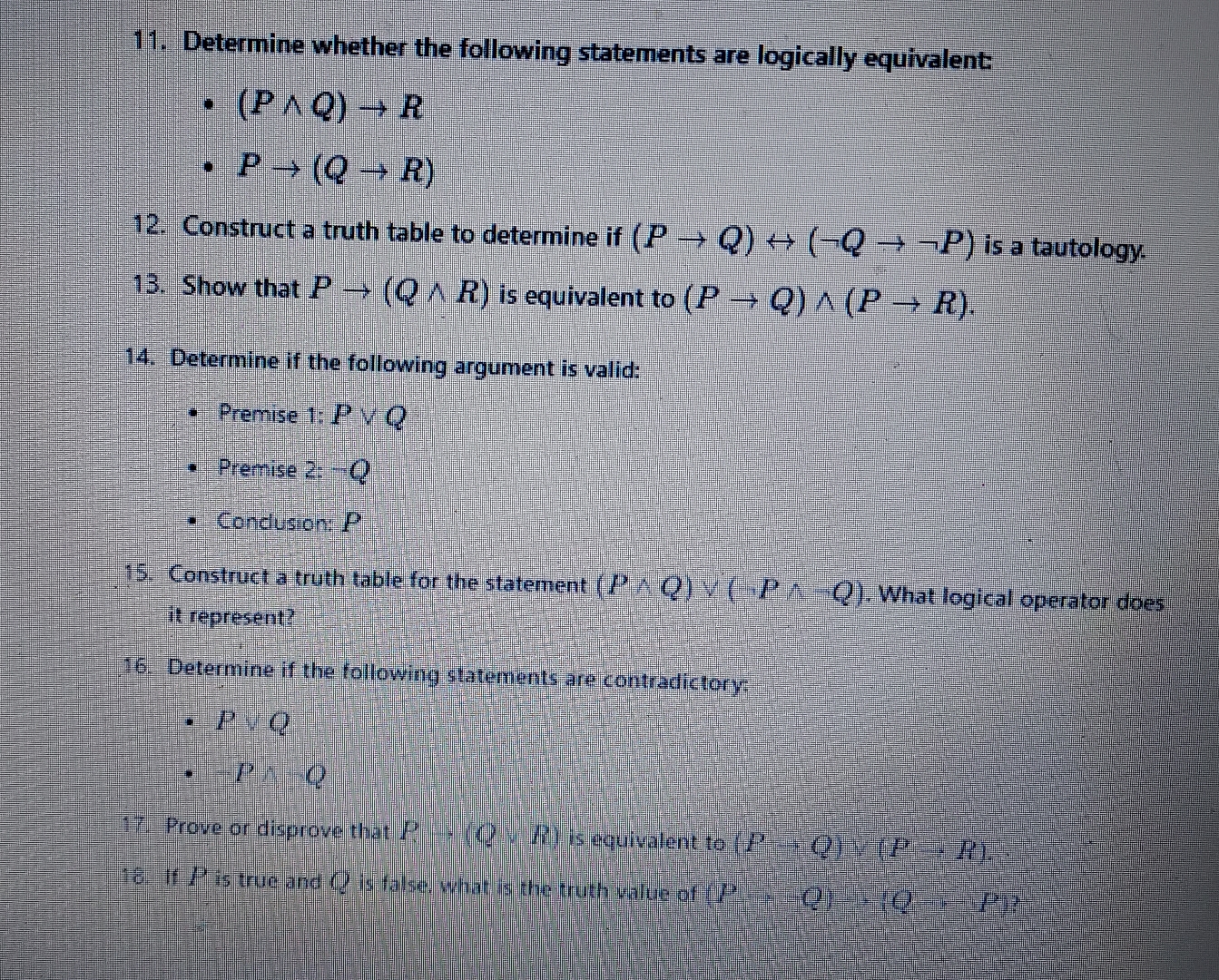 Solved Determine whether the following statements are | Chegg.com