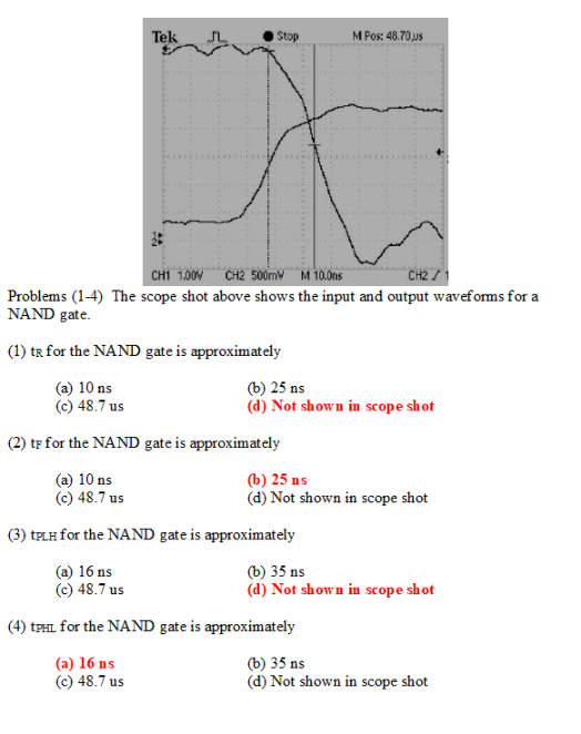 Solved The answers highlighted in red are the correct answer | Chegg.com