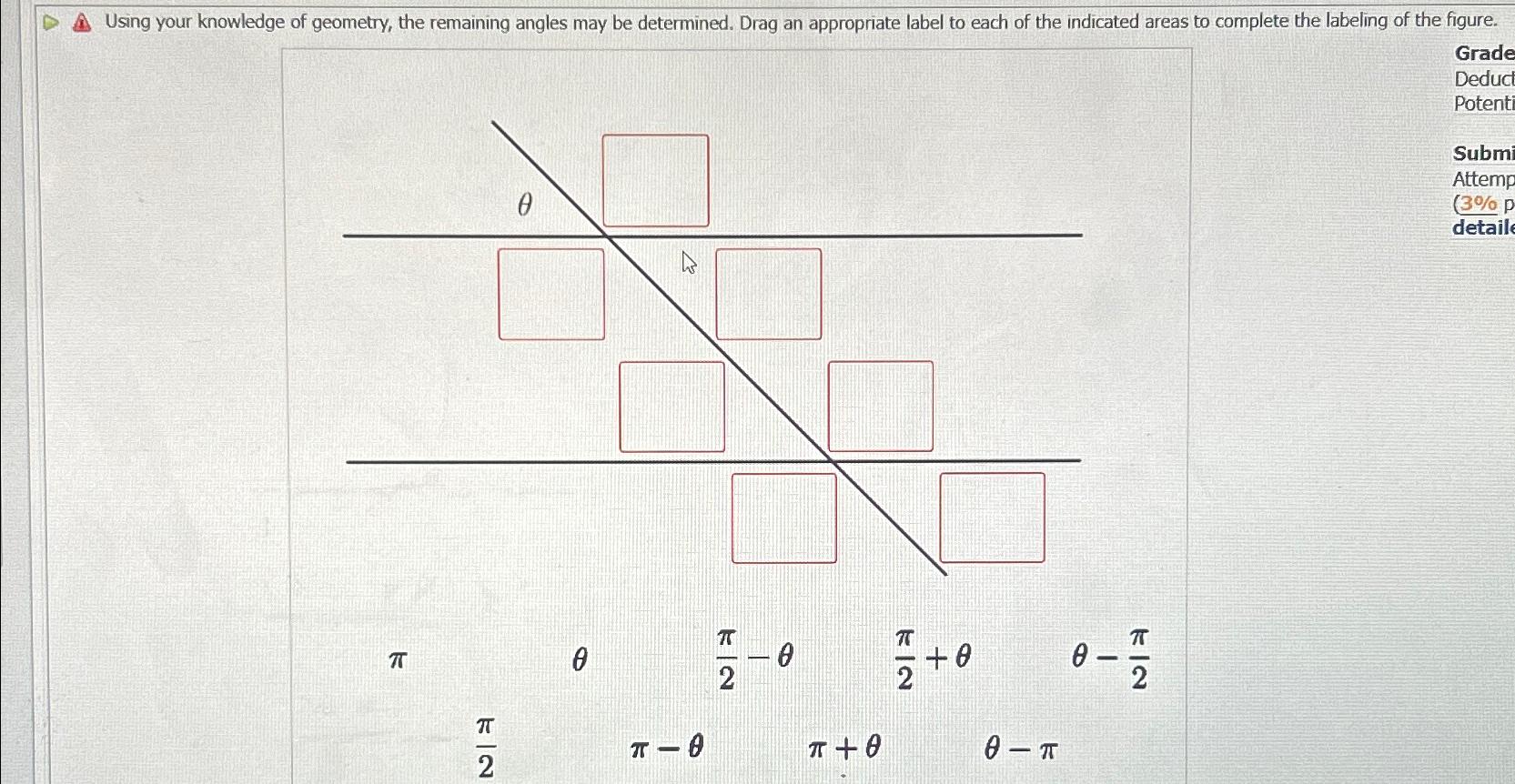 Solved Using for knowledge of geometry the remaining angles | Chegg.com Solved Using for knowledge of geometry the remaining angles | Chegg.com