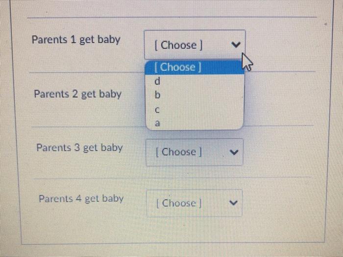 Solved After a mixup of four babies in a maternity ward, the | Chegg.com
