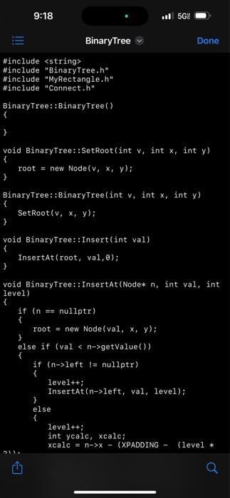 Solved I Need Help With This Using The Binarytree Class In 