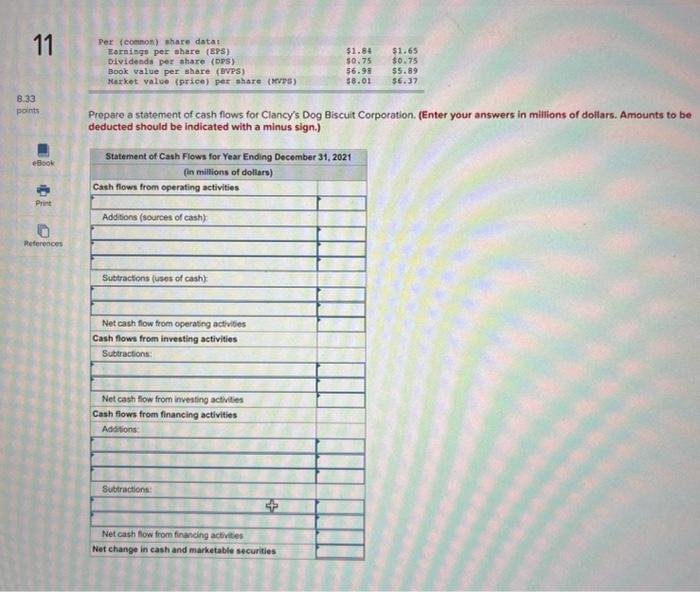 Solved Problem 2-29 Statement of Cash Flows (LG2-5) Use the | Chegg.com