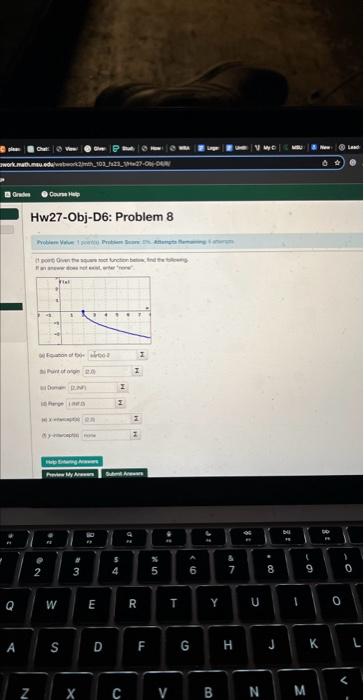 Solved Hw27-Obj-D6: Problem 8 woone ipine I id huse iaris 2 | Chegg.com