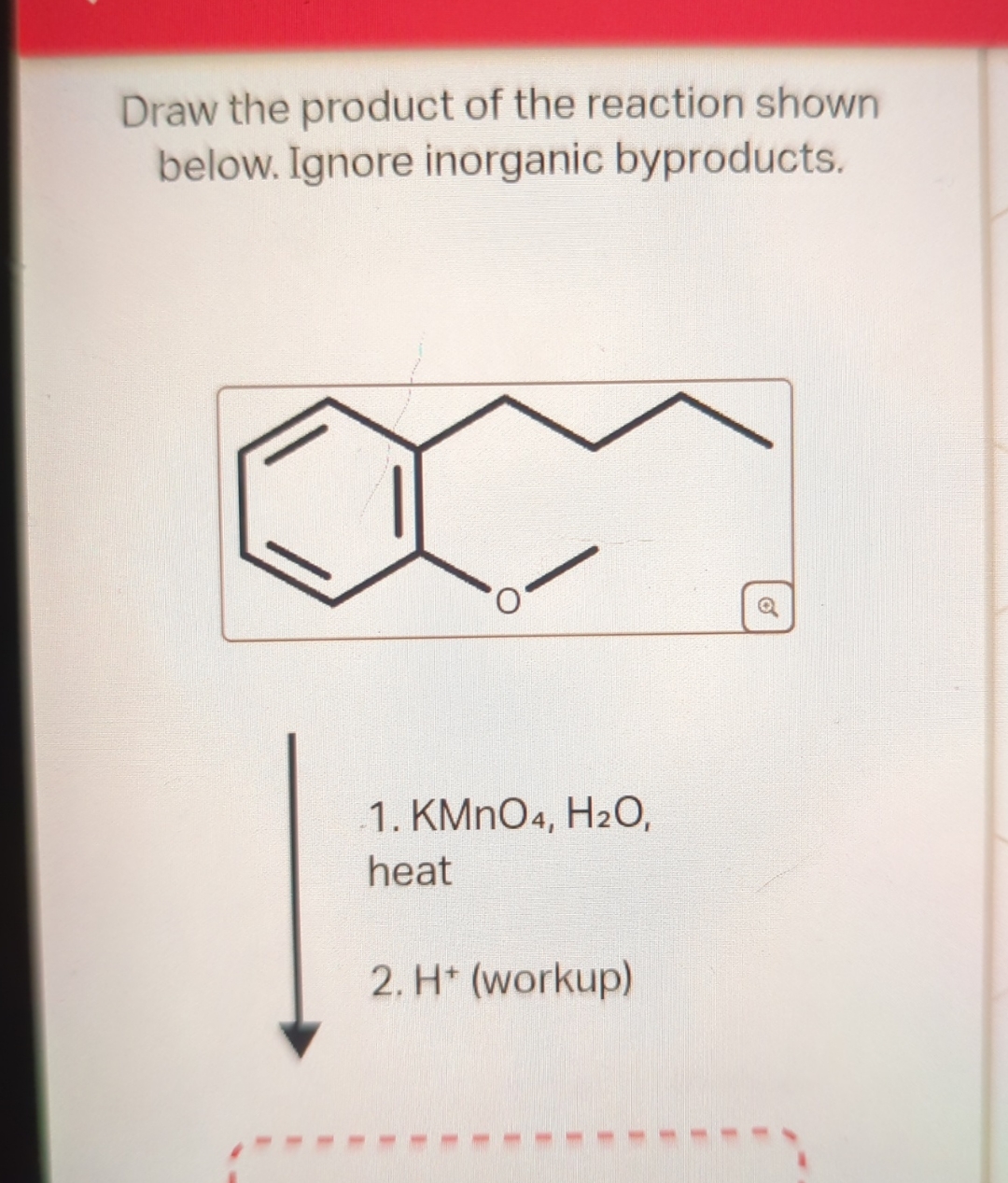 Solved Draw the product of the reaction shown below. Ignore | Chegg.com