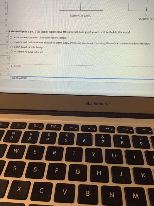 Solved QUANTITY OF MONEY QUANTITY OF Refer to Figure 34-2. | Chegg.com