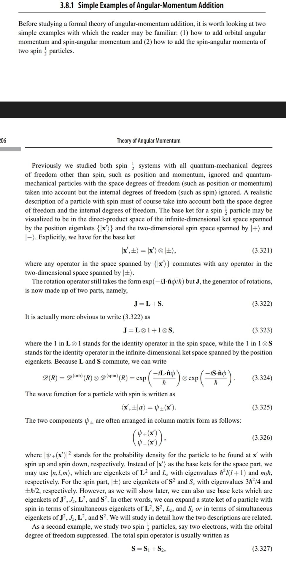 Solved Before studying a formal theory of angular-momentum | Chegg.com