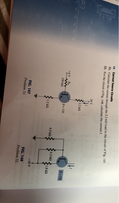 Solved ww 14 Current Source Circuits 51. Calculate the | Chegg.com