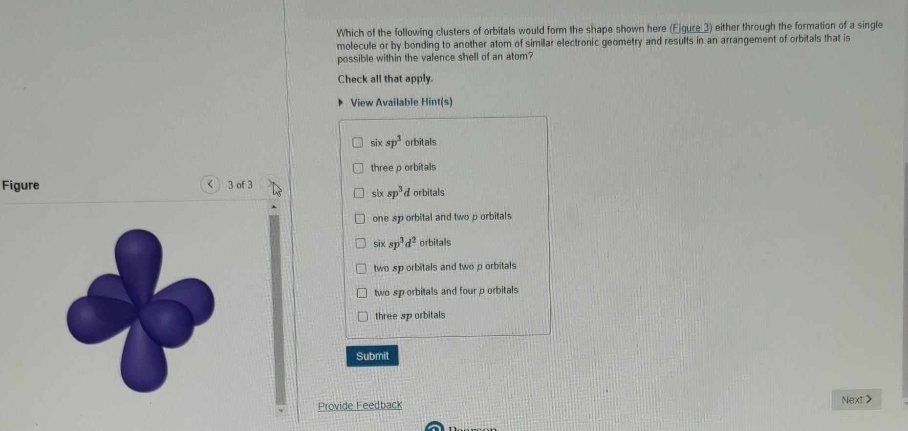 Solved Which of the following clusters of orbitals would | Chegg.com Solved Which of the following clusters of orbitals would | Chegg.com