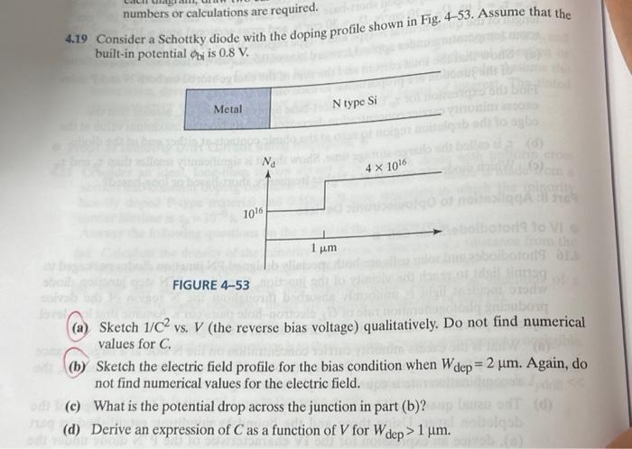 Solved numbers or calculations are required. 4.19 Consider a | Chegg.com