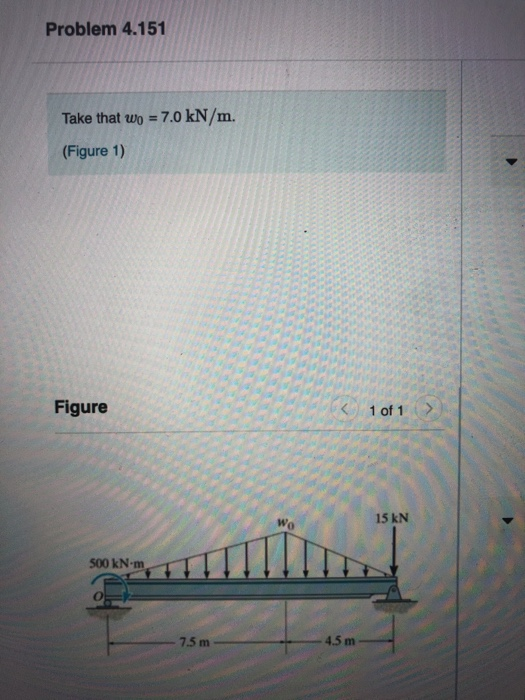 Solved cant seem to find d even when i use Mo=Fd formula. | Chegg.com