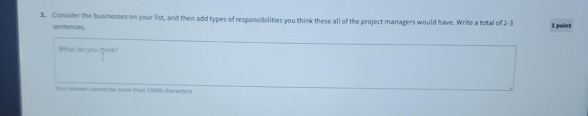 Solved Consider the businesses on your list, and then add | Chegg.com