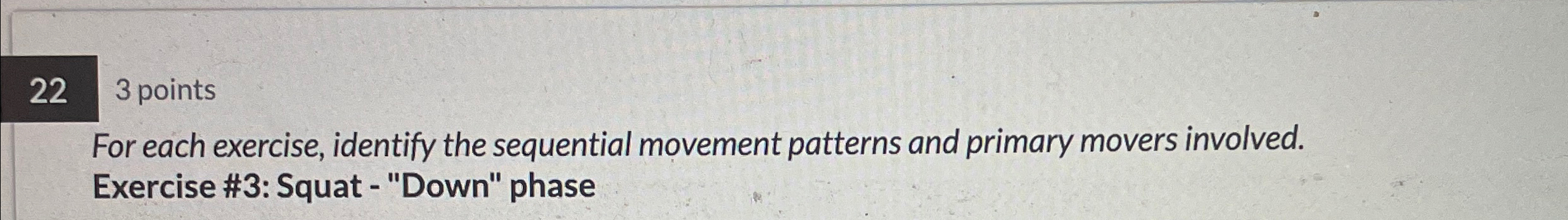 Solved 223 ﻿pointsFor each exercise, identify the sequential | Chegg.com