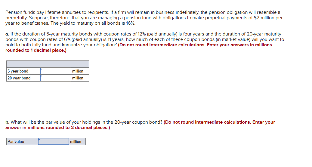 Solved Pension funds pay lifetime annuities to recipients. | Chegg.com