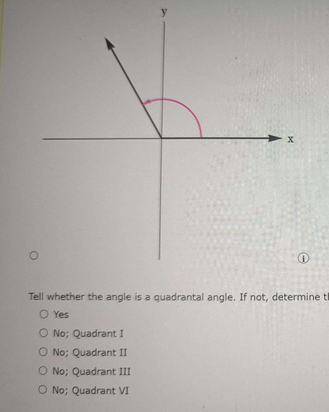 Solved Ⓡ Tell whether the angle is a quadrantal angle. If | Chegg.com