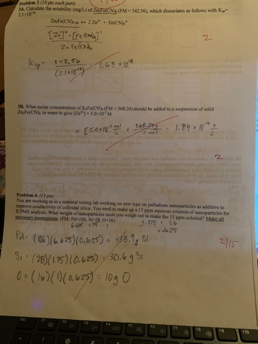Solved Problem 3 (10 pts each part) 1 0 0 3A. Calculate the | Chegg.com