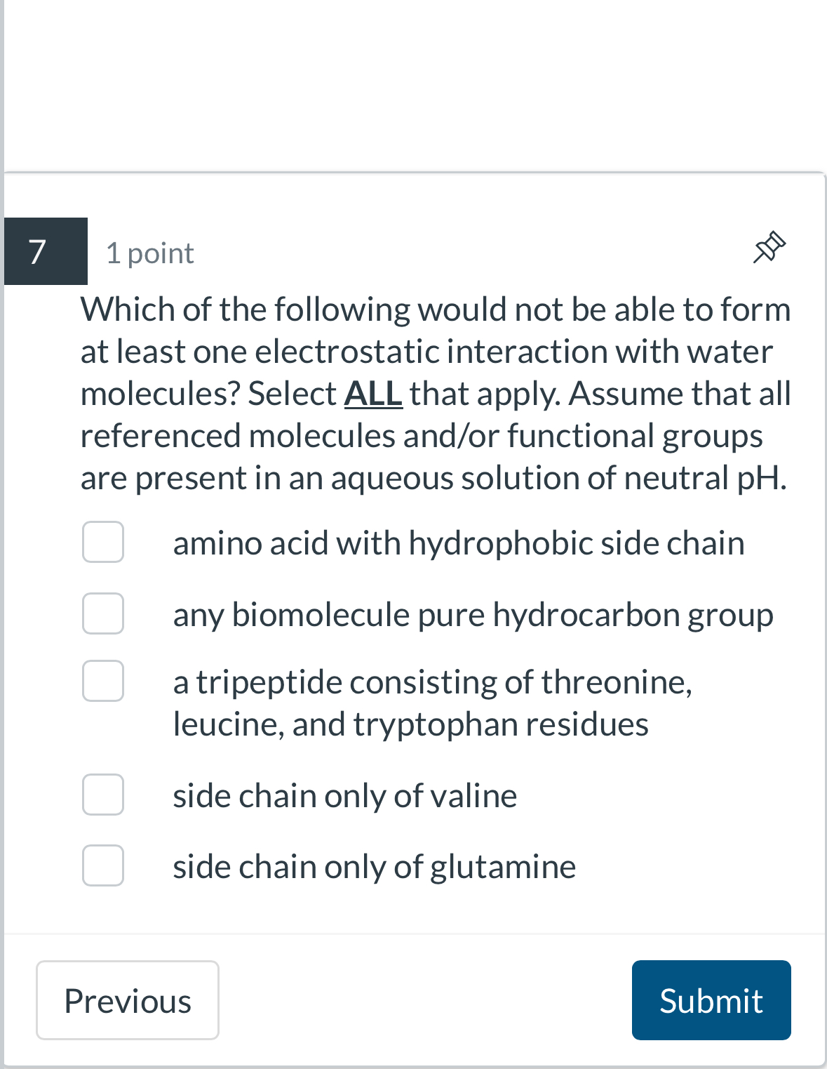 Solved 1 ﻿pointWhich of the following would not be able to | Chegg.com